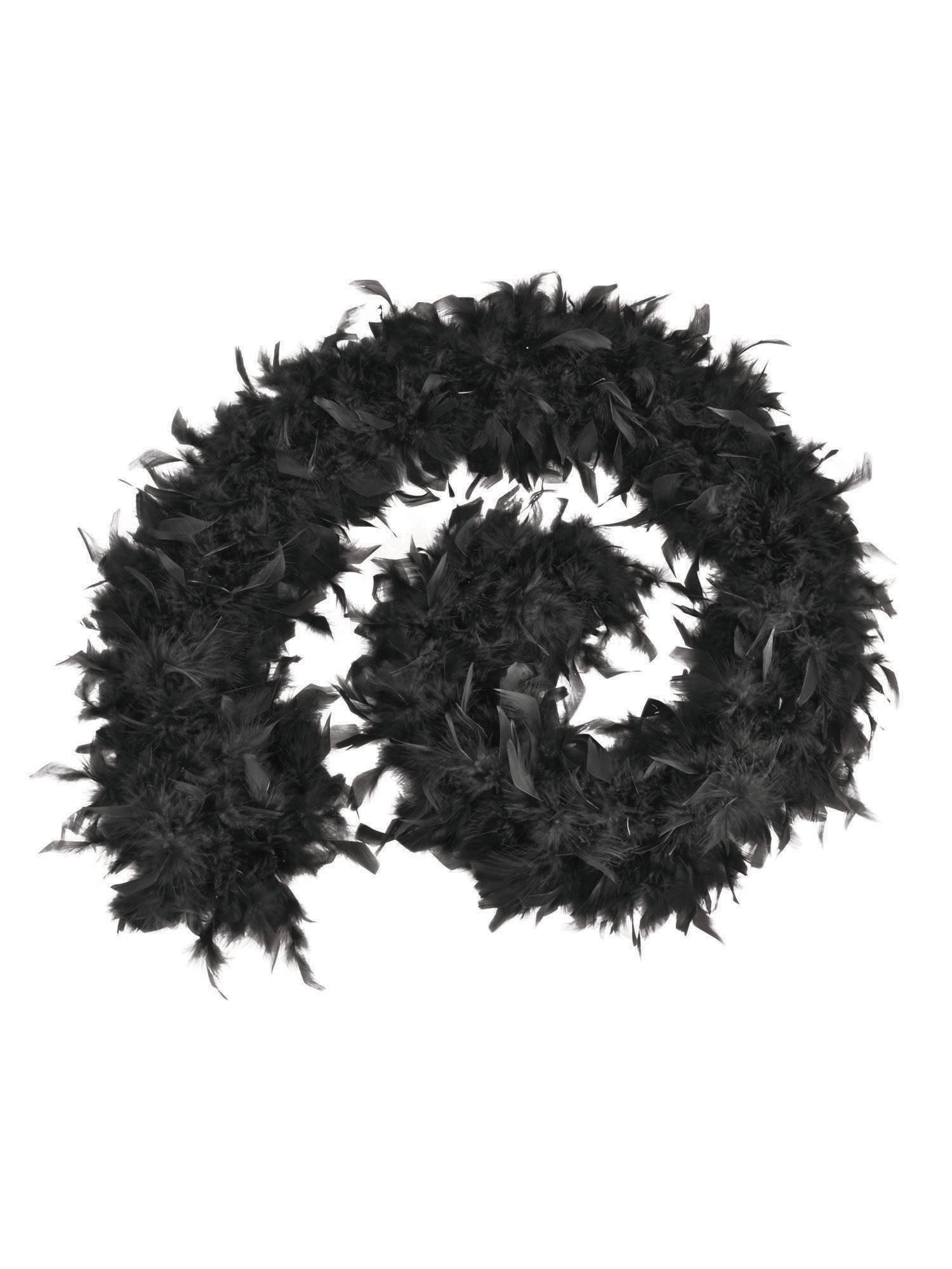 Black Feather Boa Costume Accessory